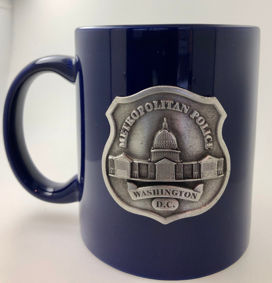 Metropolitan Police Coffee Mug with MPDC Badge – Red and Blue